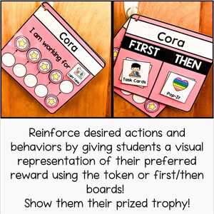 Editable Visual Flip Schedule, First Then Boards, Token Boards, SPED ...
