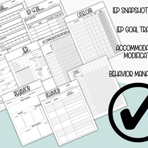 Self Contained Special Education Planner, Editable Teacher Planner, IEP ...