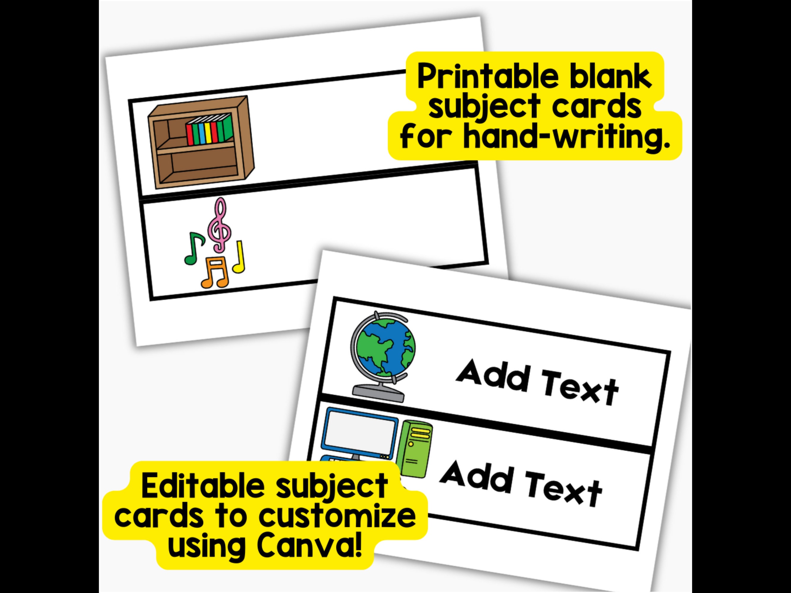 Editable Daily Classroom Schedule Visuals, Special Education Visual ...