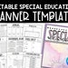 Self Contained Special Education Planner, Editable Teacher Planner, IEP ...
