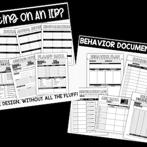 Editable Special Education and Sped Sub Binder Bundle, Classroom ...