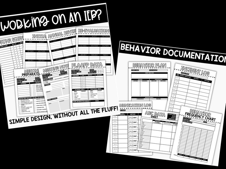 Editable Special Education and Sped Sub Binder Bundle, Classroom ...