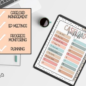 Digital Boho Special Education Planner Caseload Management - Etsy