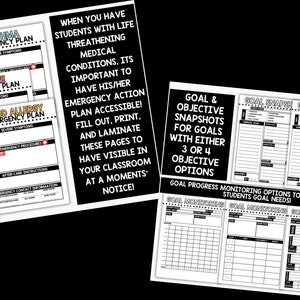 Editable Special Education and Sped Sub Binder Bundle, Classroom ...