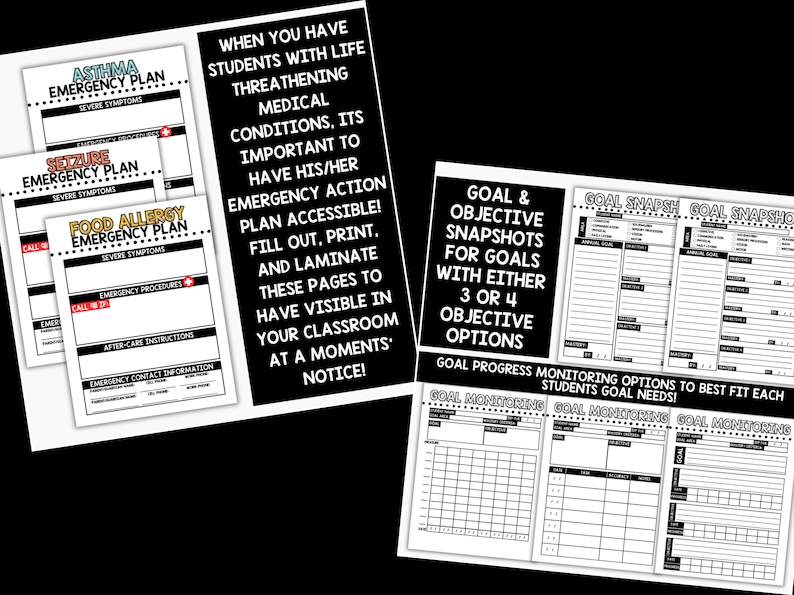 Editable Special Education and Sped Sub Binder Bundle, Classroom ...