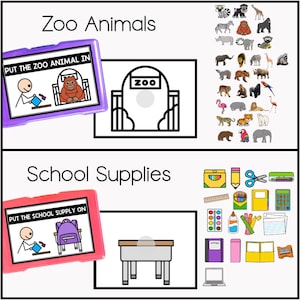 Errorless Task Boxes, Core Word Put Activities, Interactive Fine Motor ...