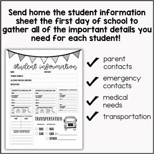 Student Information, Parent Contact Log, Communication Log ...
