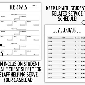 Editable IEP Meeting Planner Templates, Canva Templates, Printable ...