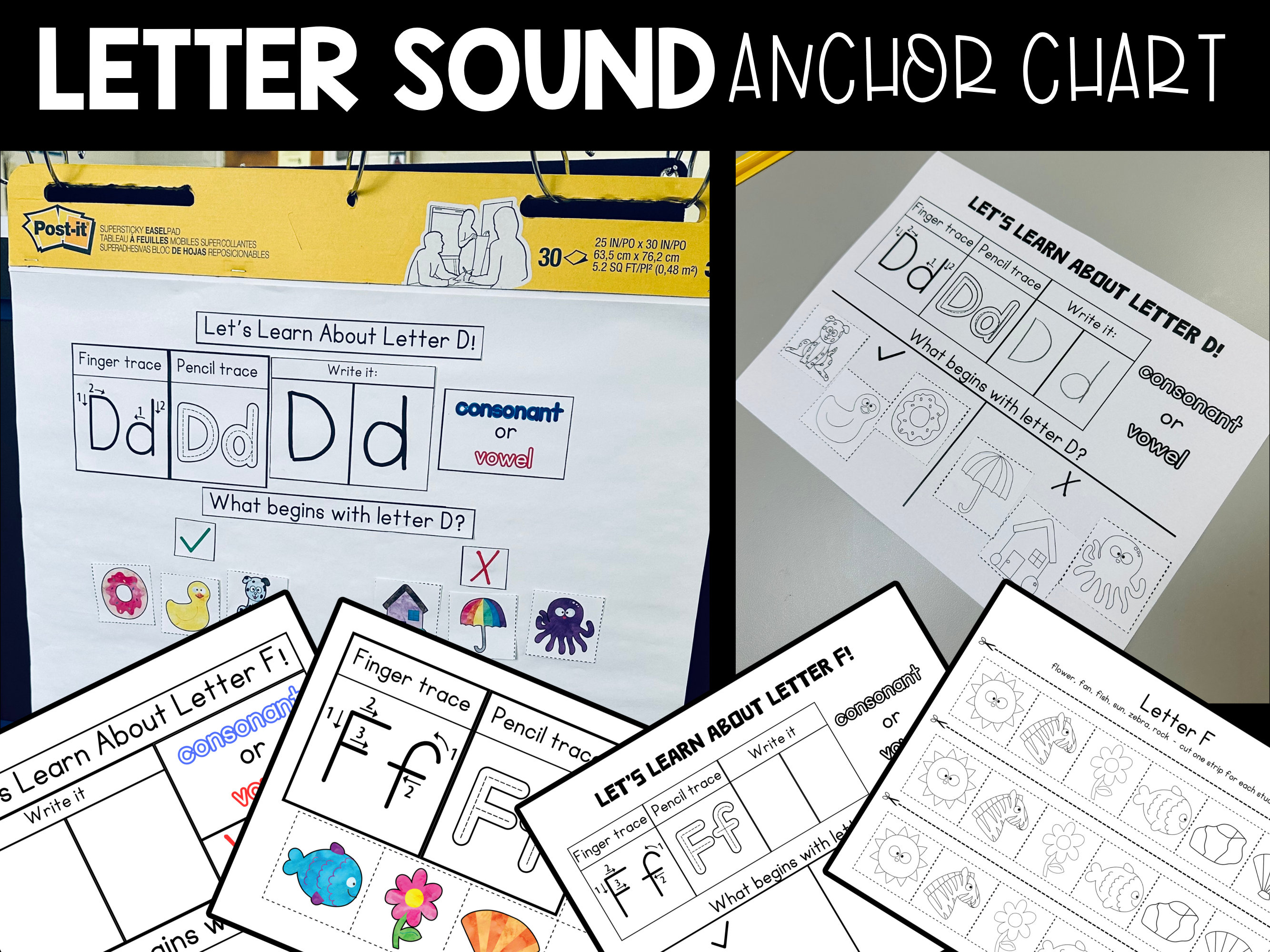 Phonics Anchor Chart, Printable Letter Sound Guided Reading Lesson ...