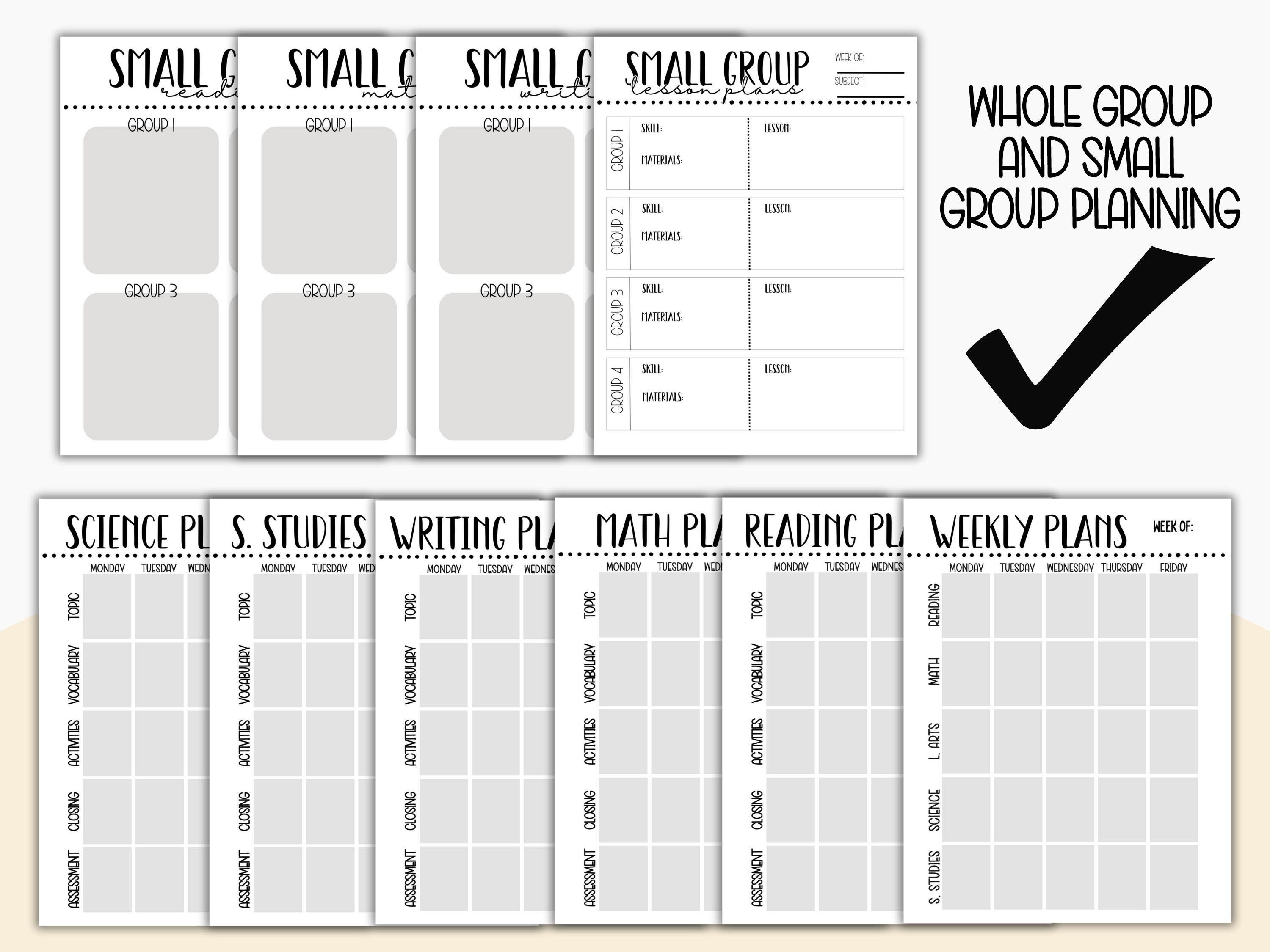 Self Contained Special Education Planner, Editable Teacher Planner, IEP ...