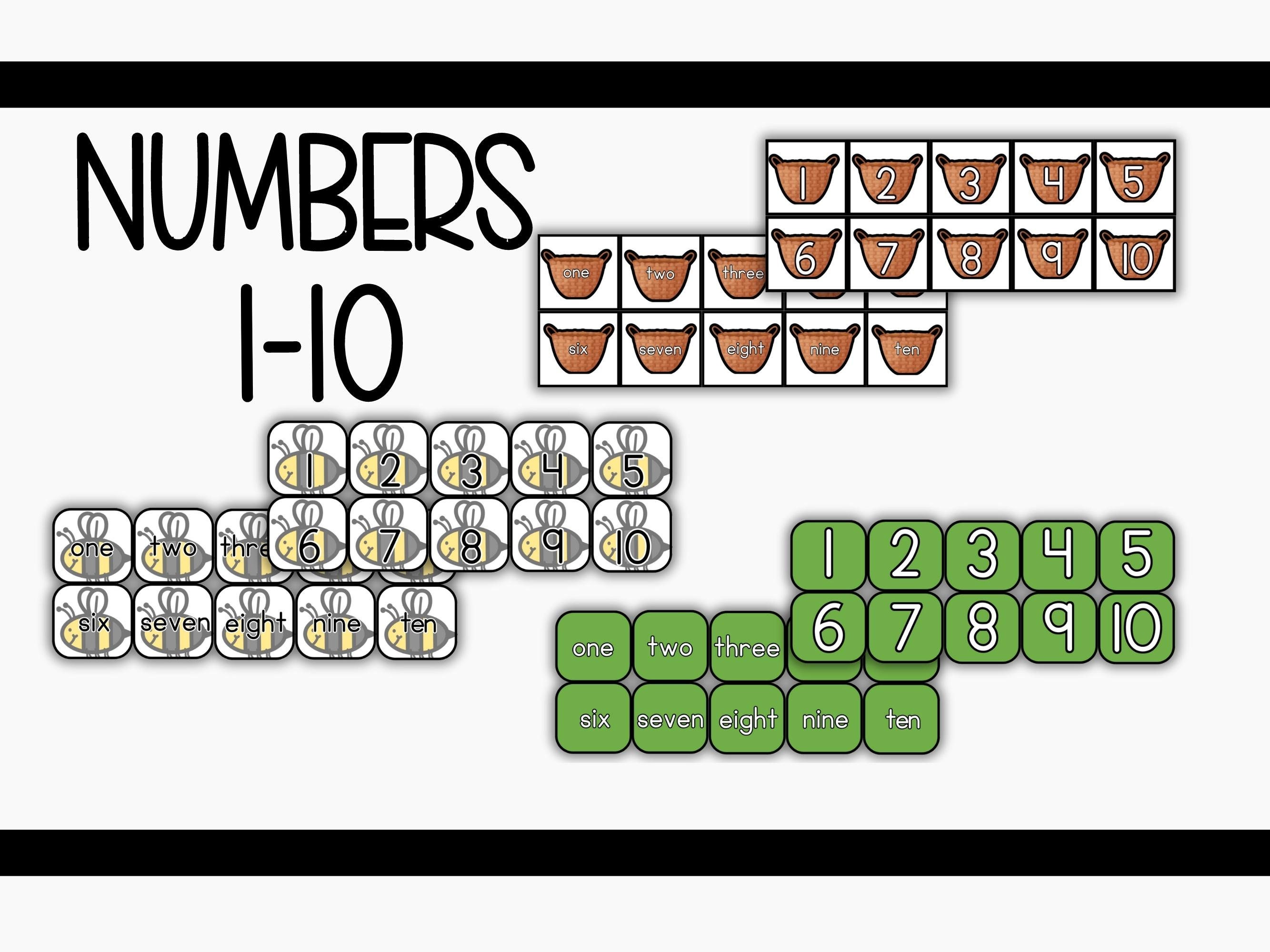 Counting and Number Identification Adapted Book Bundle, Special ...