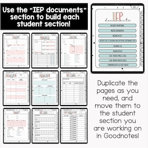 Digital SELF CONTAINED Boho Special Education Planner, Caseload and ...