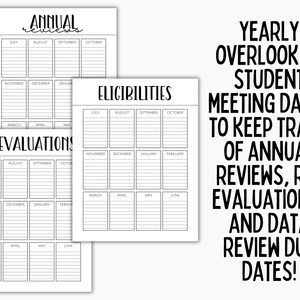 Editable IEP Meeting Planner Templates, Canva Templates, Printable ...