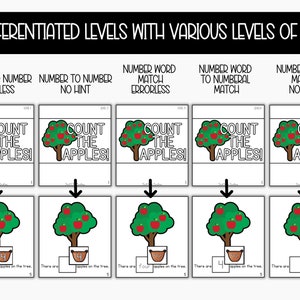 Counting and Number Identification Adapted Book Bundle, Special ...