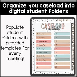 Digital Boho Special Education Planner, Caseload Management Planner ...