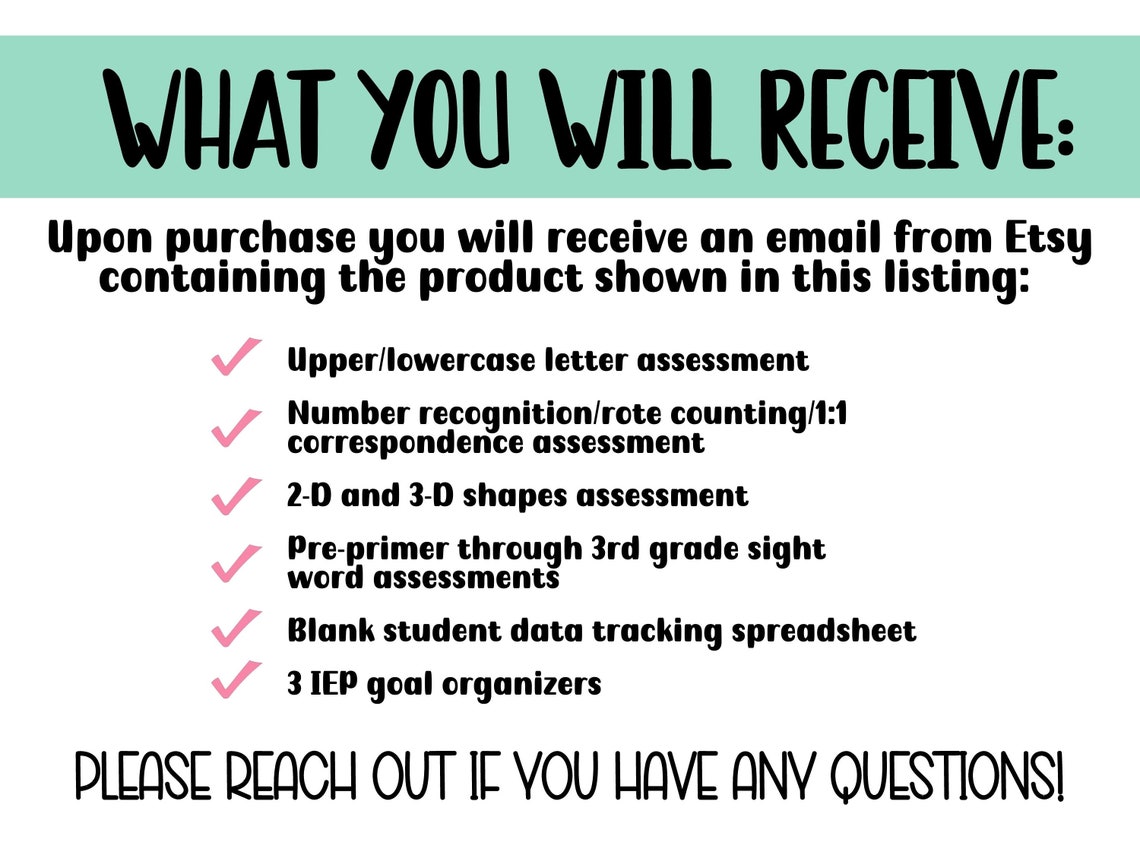 Student Data Tracker, Basic Skills Assessment, IEP Goal Tracker, Basic ...