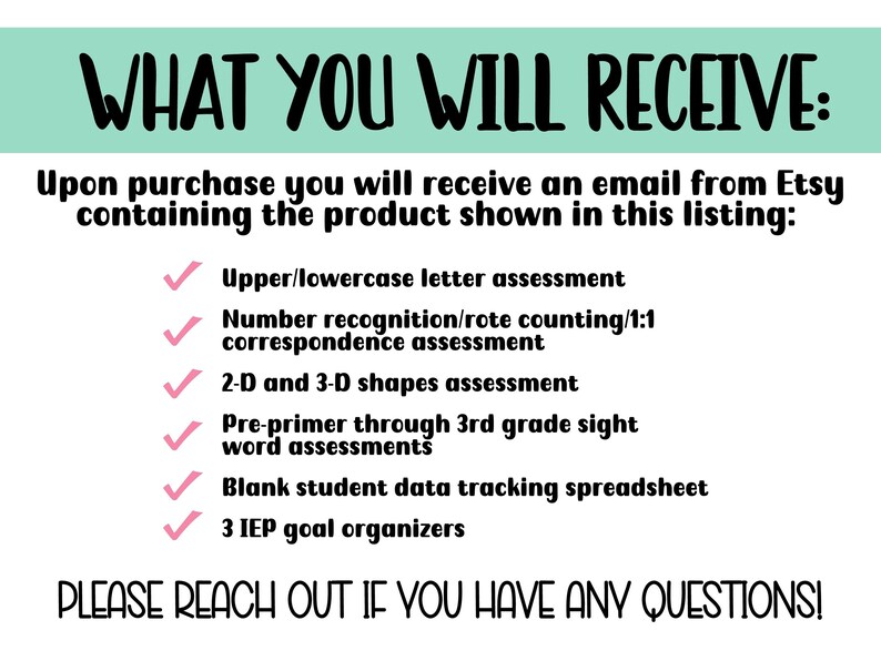 Student Data Tracker, Basic Skills Assessment, IEP Goal Tracker, Basic ...