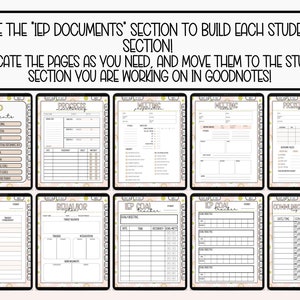 Digital SELF CONTAINED Rainbow Special Education Planner, Caseload and ...
