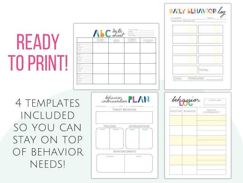 Printable Special Education Binder Templates IEP Meeting Prep - Etsy