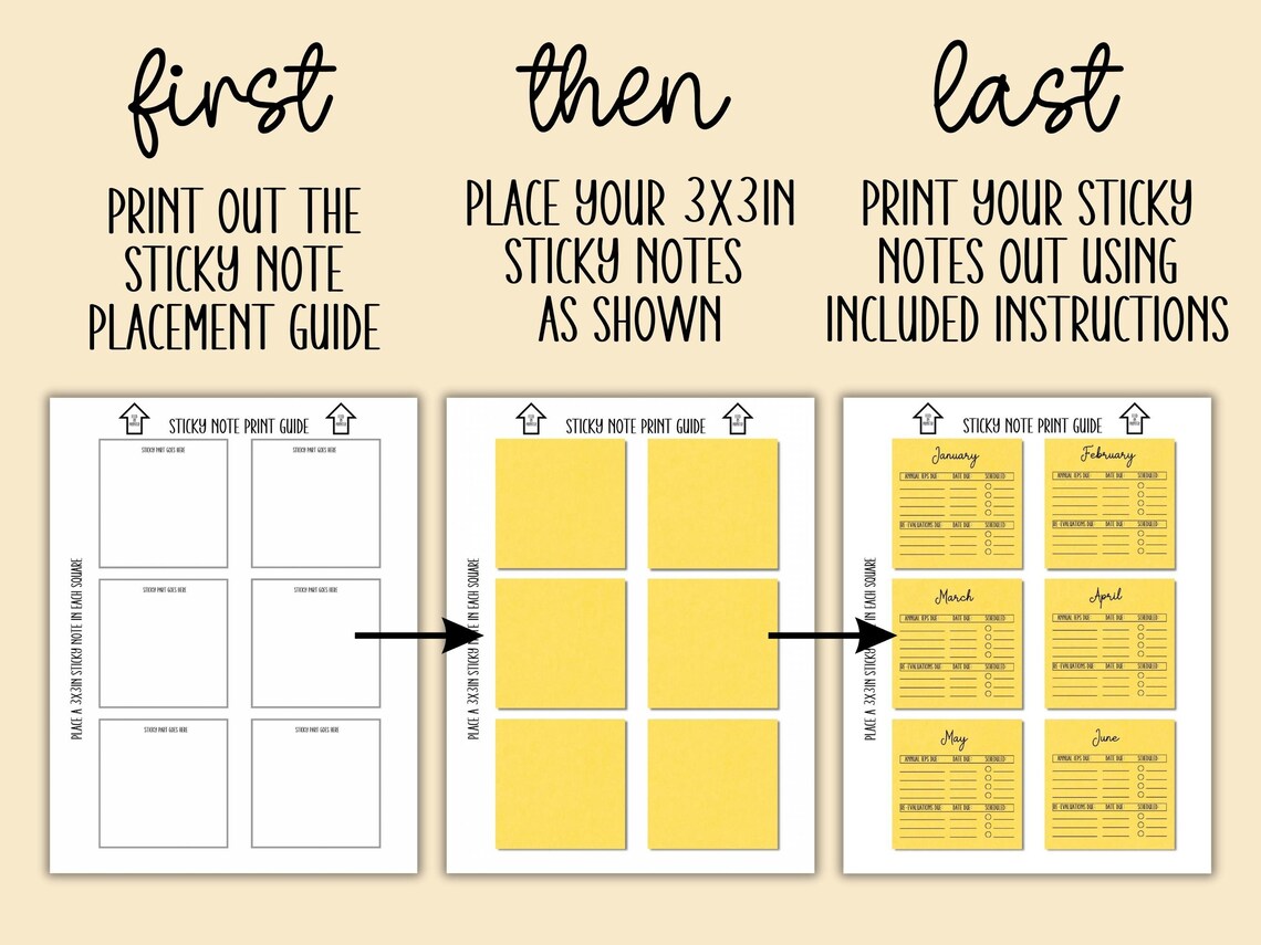 Printable IEP Meeting Reminder Sticky Note Templates, IEP Meeting Prep ...