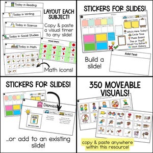 Special Education Morning Meeting, 350+ Moveable Visuals, SPED Daily ...