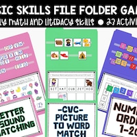 File Folder Bundle for Special Education - Etsy