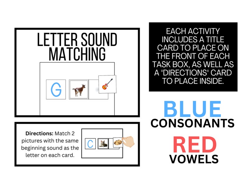 Letter Recognition Special Education Task Boxes, Reading Assessments ...