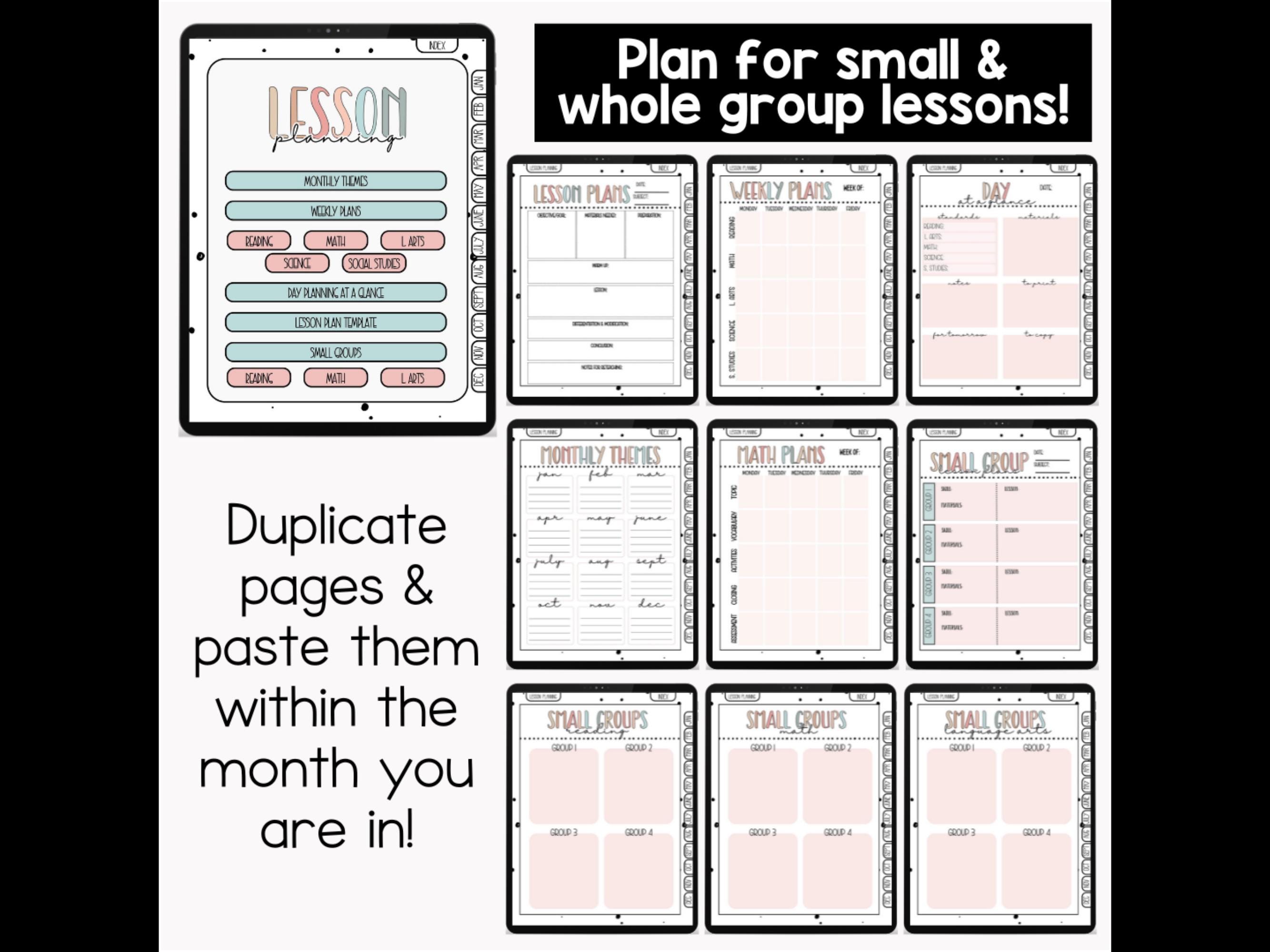 Digital SELF CONTAINED Boho Special Education Planner, Caseload and ...