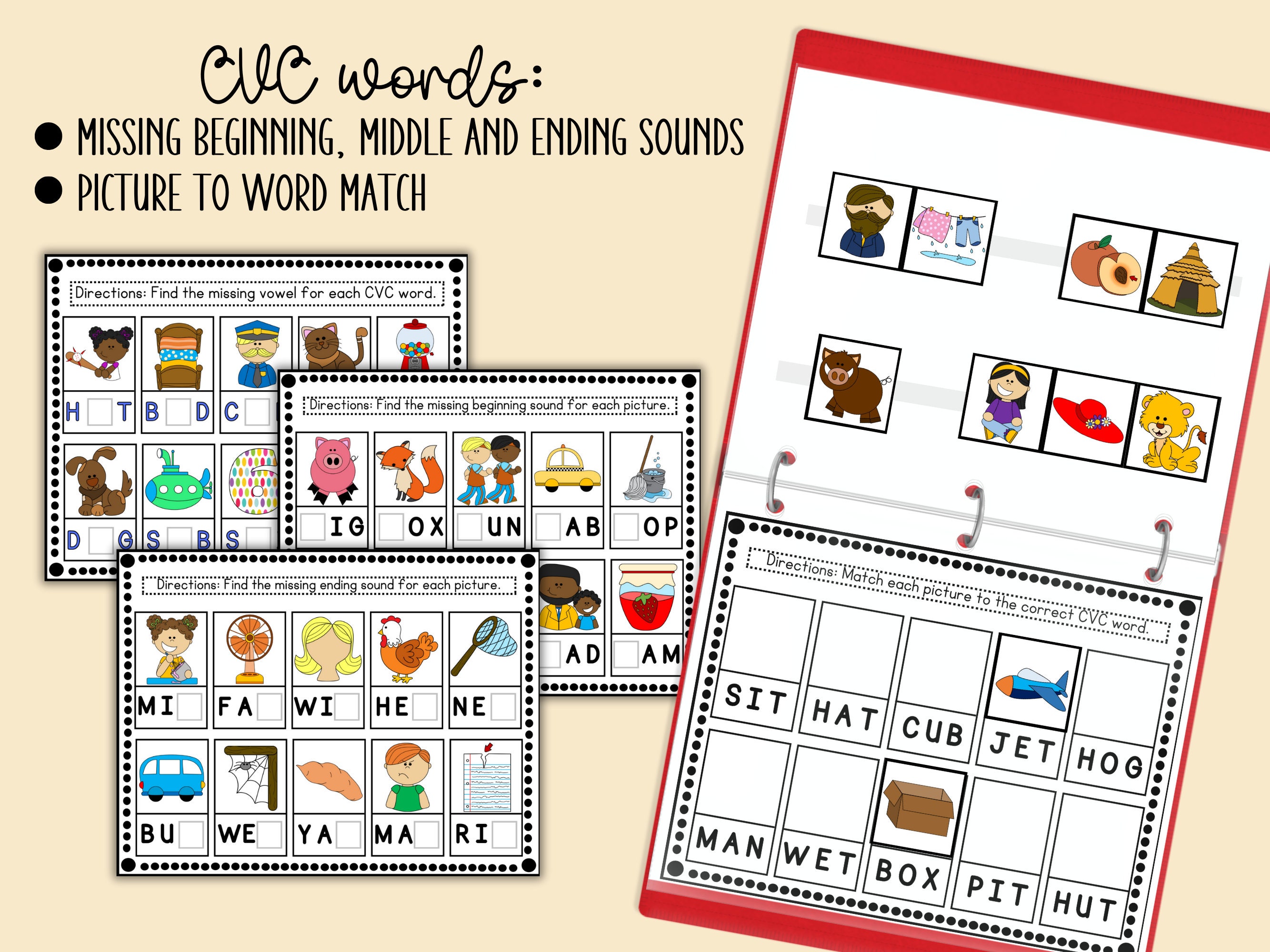 Basic Skills Busy Binder, Printable Kindergarten Busy Book, Basic ...