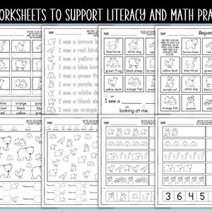 Printable Adapted Brown Bear Activities, Adapted Brown Bear Book ...