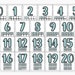 Printable Neutral Classroom Decor, Number Classroom Posters, Teacher ...