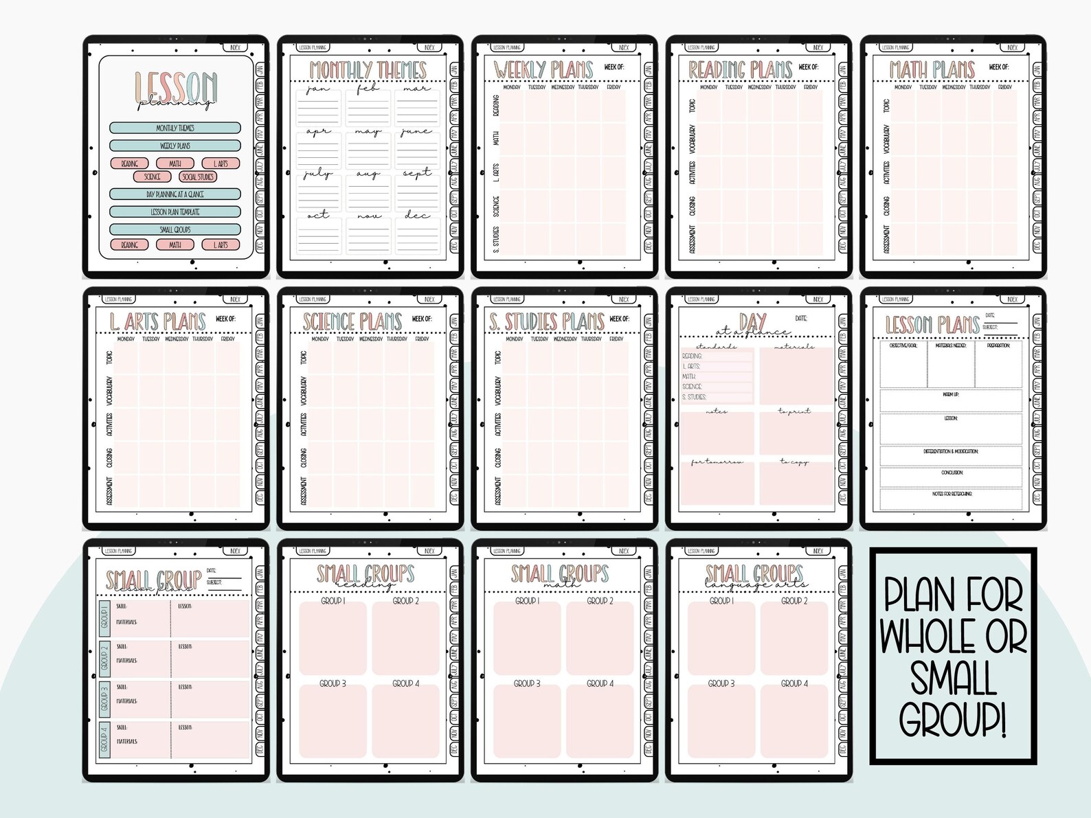 Digital SELF CONTAINED Boho Special Education Planner - Etsy