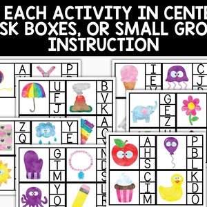 Phonics Activities, Beginning Letter Sound Games, Kindergarten Letter ...