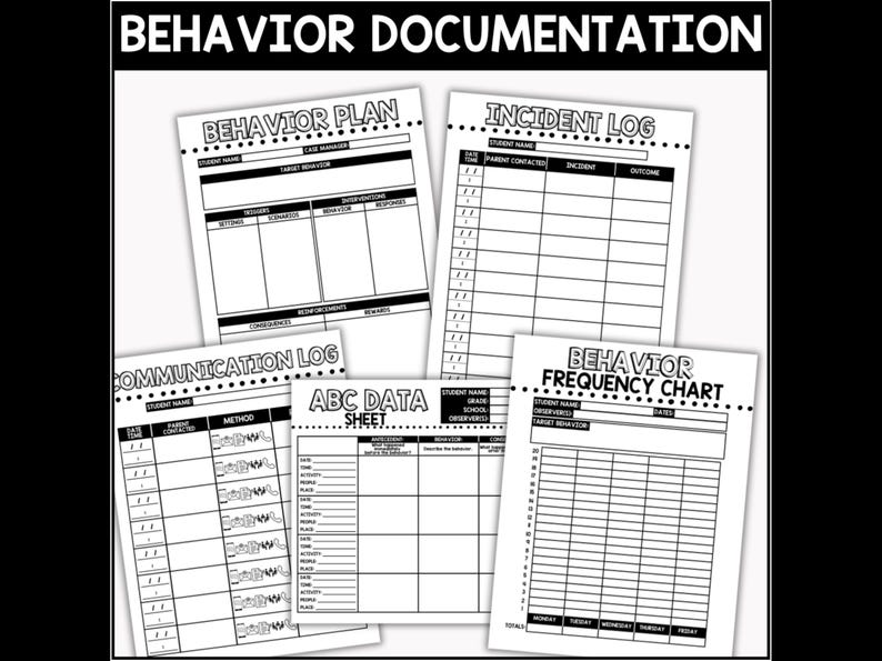 Special Education Planner, Self-contained Teacher Binder, IEP Meeting ...