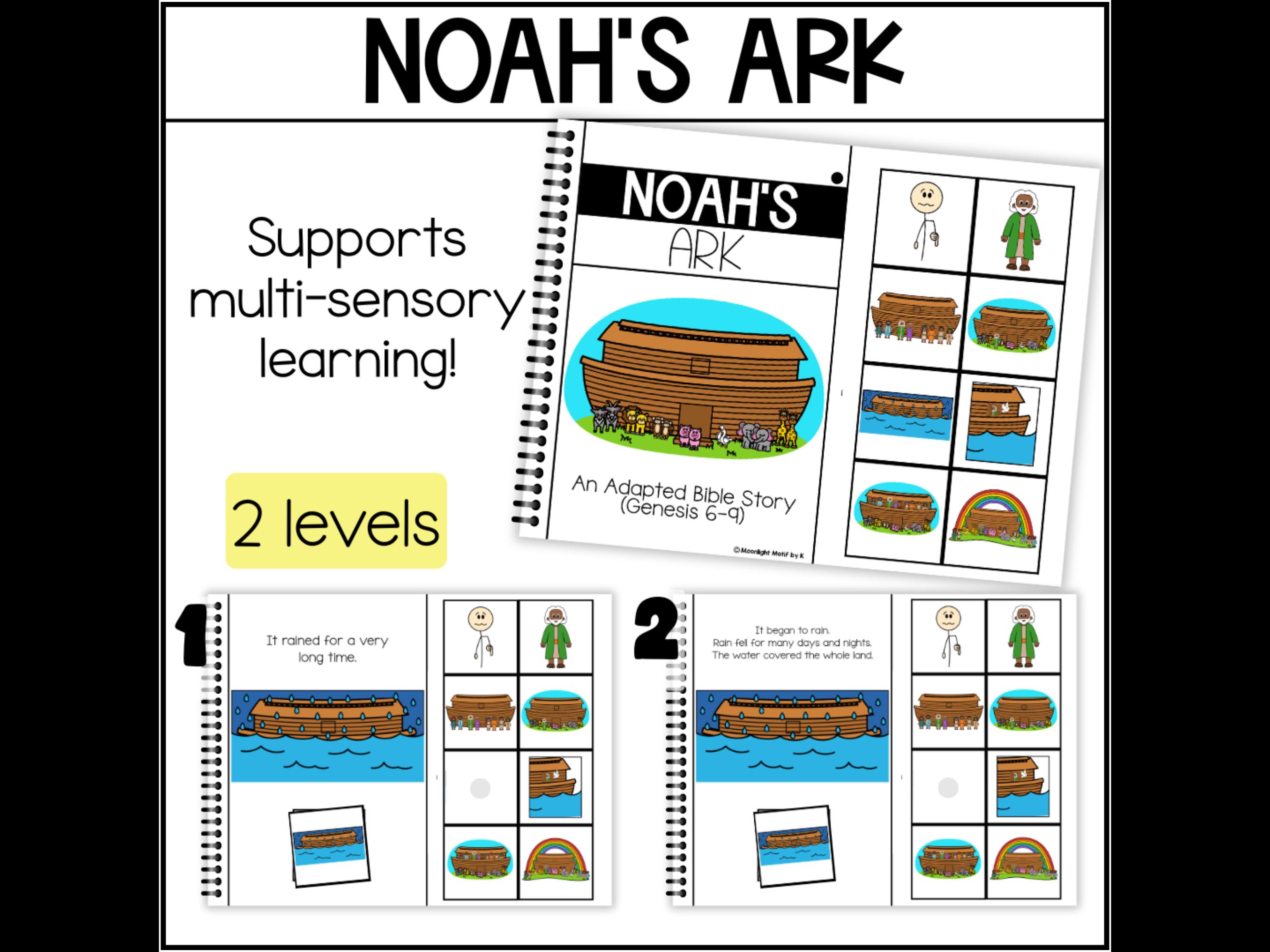Bible Story Adapted Books Set, Special Education, Sunday School ...