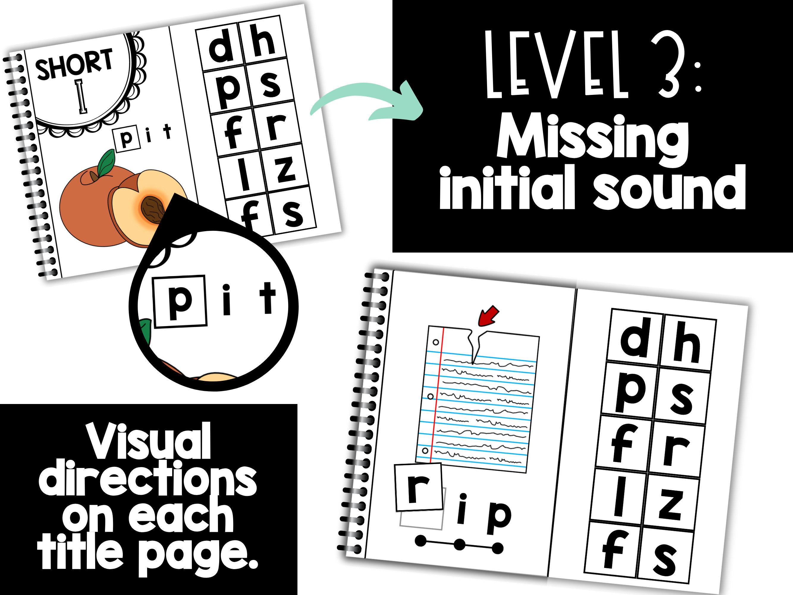 Short I Adapted Books, CVC Adapted Books, Special Education Skill ...