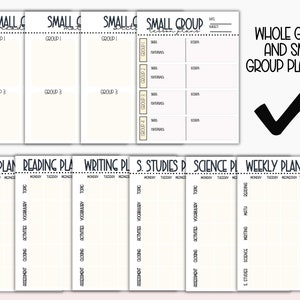 Self Contained Special Education Planner, Editable Boho Teacher Planner ...