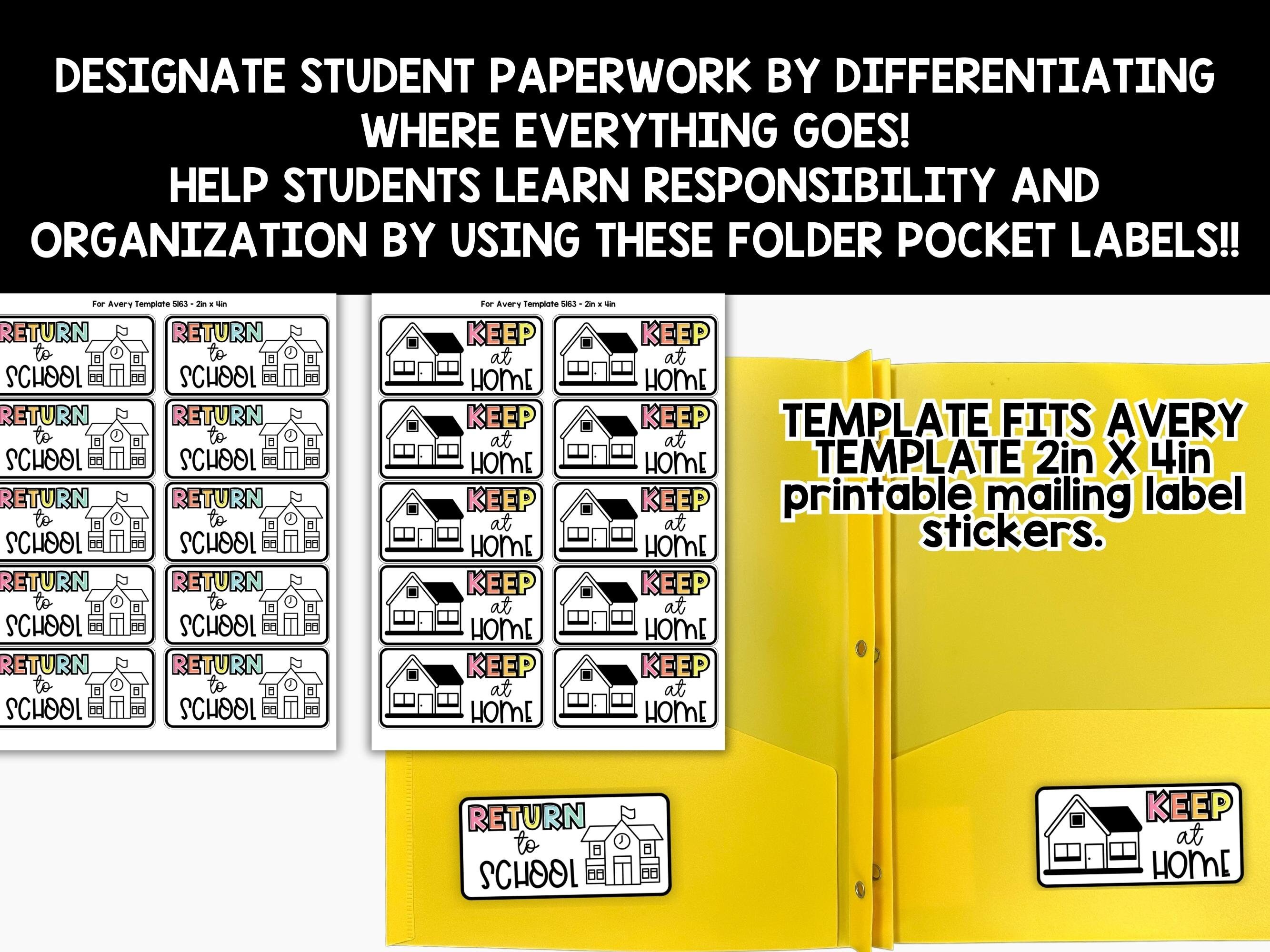 Editable Take Home Folder Canva Templates, Student Homework Folder ...