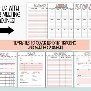 Self Contained Special Education Planner, Editable Boho Teacher Planner ...