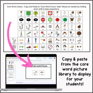 Special Education Morning Meeting Slides, Digital Visual Schedule, Core ...