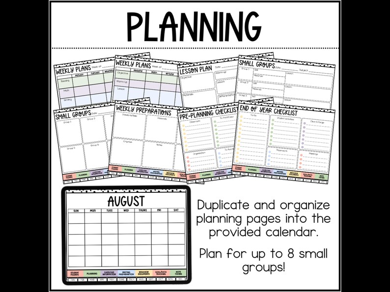 Special Education Digital Planner, Goodnotes™ Planner for SPED Teachers ...