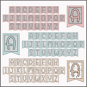 Boho Classroom Banner Letters, Boho Classroom Decor, Bulletin Board ...