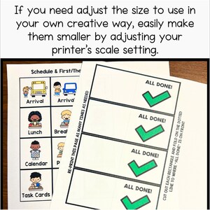 Editable Visual Flip Schedule, First Then Boards, Token Boards, SPED ...