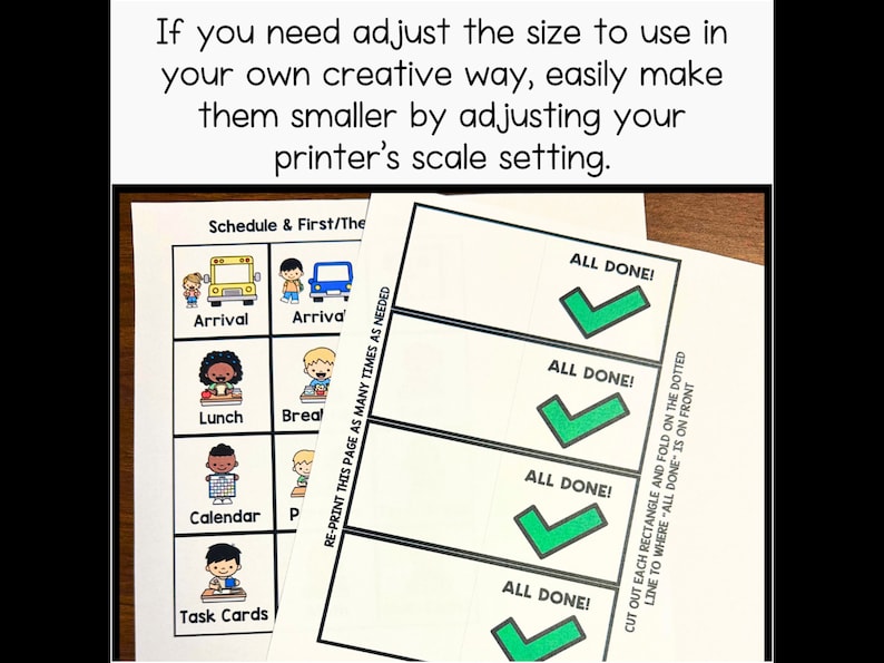 Editable Visual Flip Schedule, First Then Boards, Token Boards, SPED ...