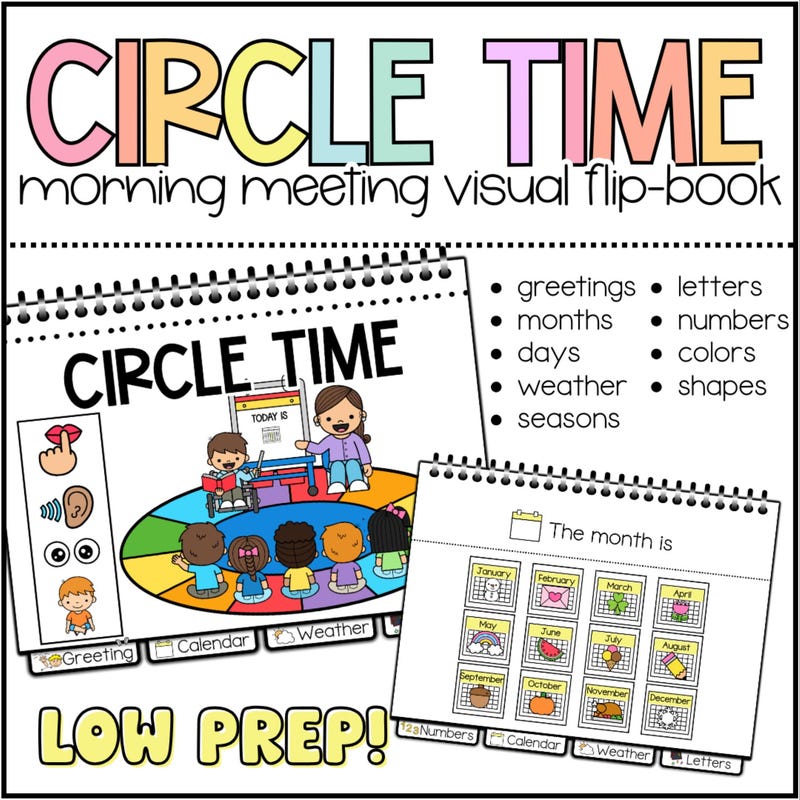 Circle Time Activity - Etsy