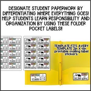 Editable Take Home Folder Canva Templates, Student Homework Folder ...