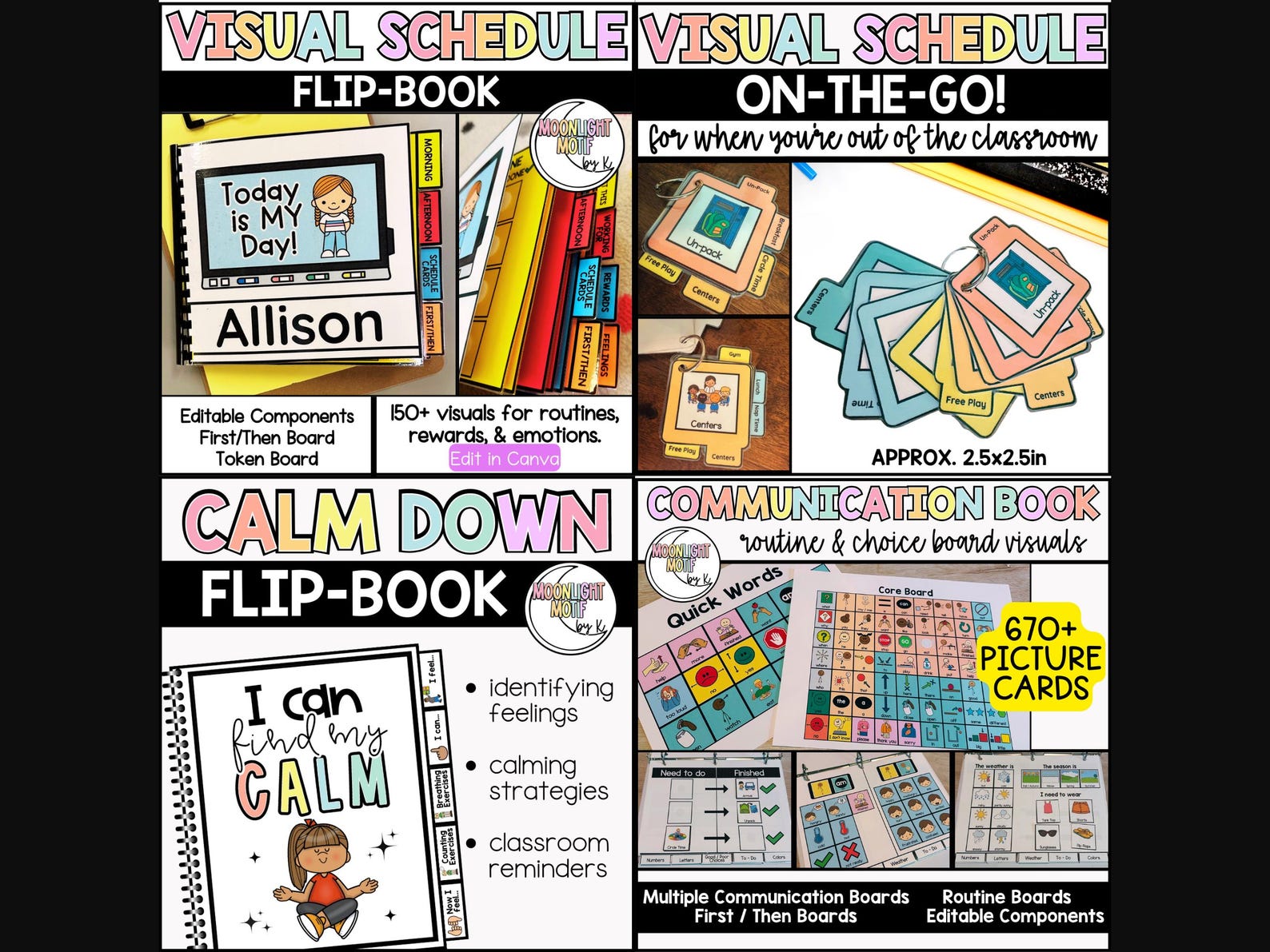Special Education Classroom Resources Bundle, Visual Communication ...