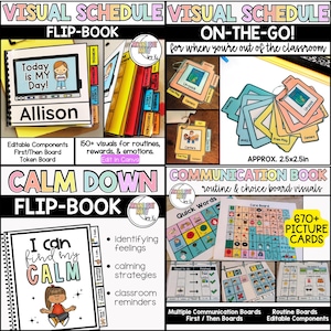 Special Education Classroom Resources Bundle, Visual Communication ...
