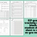 Student Data Tracker, Basic Skills Assessment, IEP Goal Tracker, Basic ...