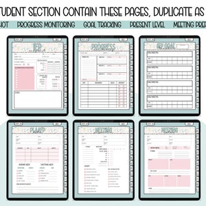 Digital Special Education Planner, Caseload Management Planner, IEP ...